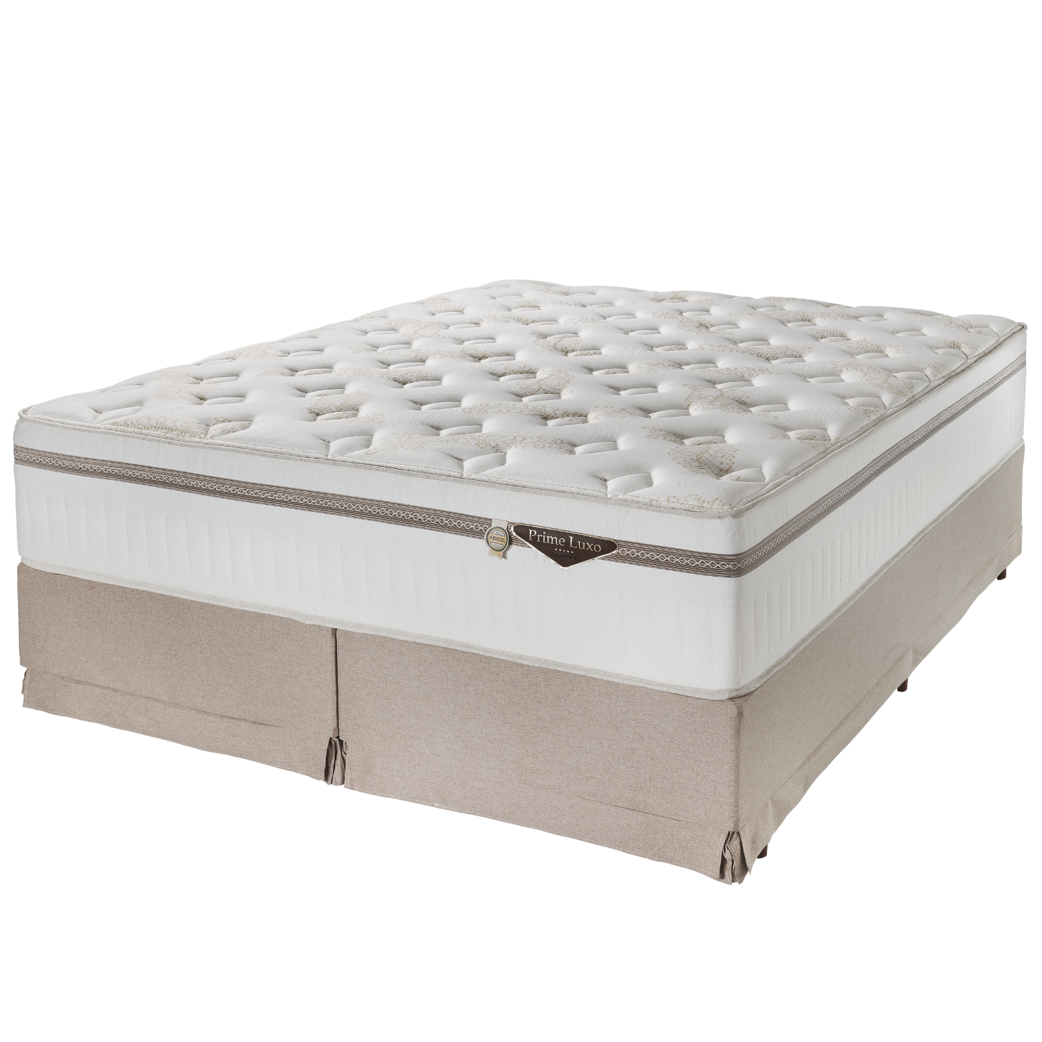 Cama Box Prime Luxo Mola Ensacada King Size 203x193x58 Cristalflex